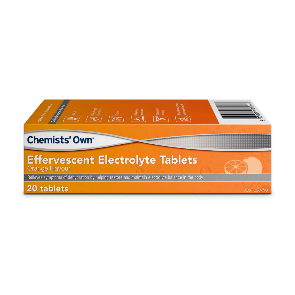 Chemists Own Effervescent Electrolyte Tablets Orange – Life Pharmacy ...